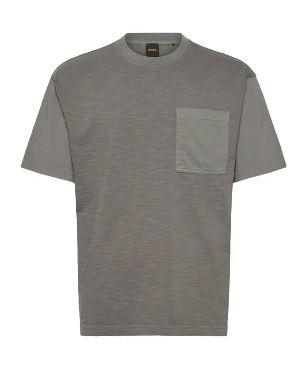 Hugo Boss Pocket Crew-neck T-shirt - Grey