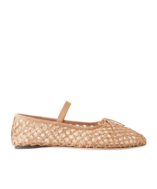 LOEFFLER RANDALL Lightweight Woven Ballerina Flats