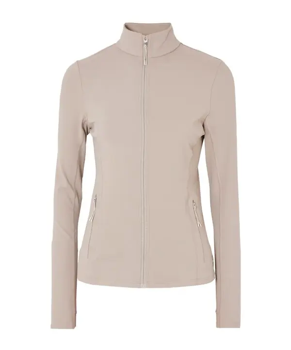 On Cutout Stretch-jersey Jacket