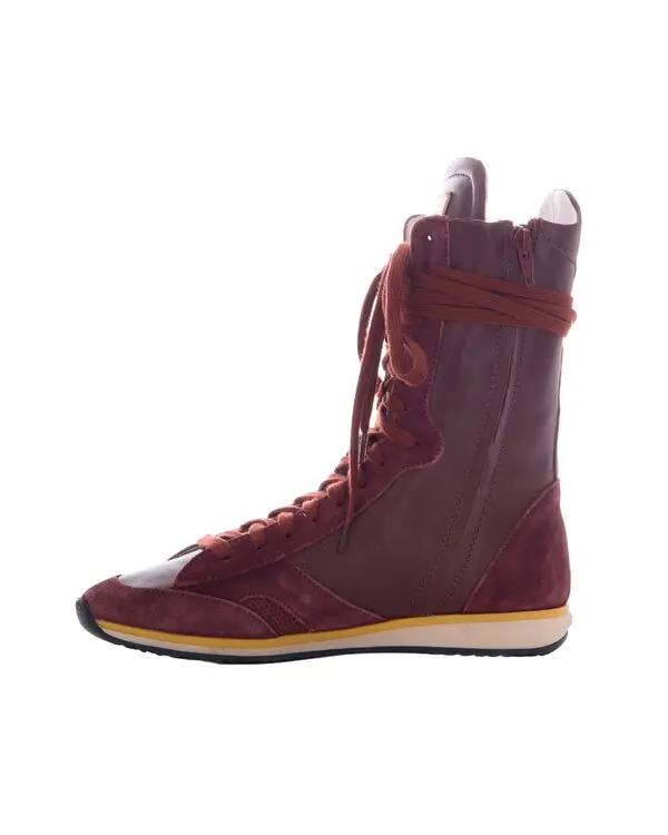 Patrizia Pepe Racing Skin '93 Lace-up Boots