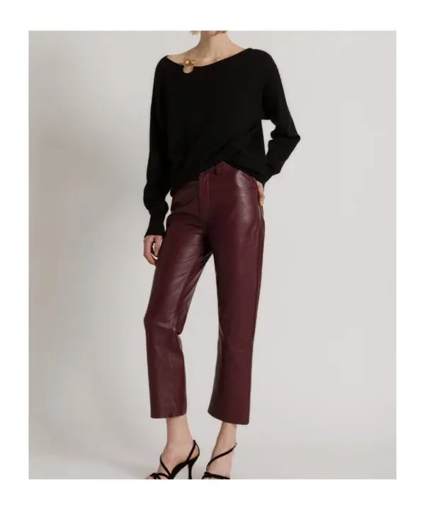 Alberta Ferretti Button-embellished Boat-neck Sweater
