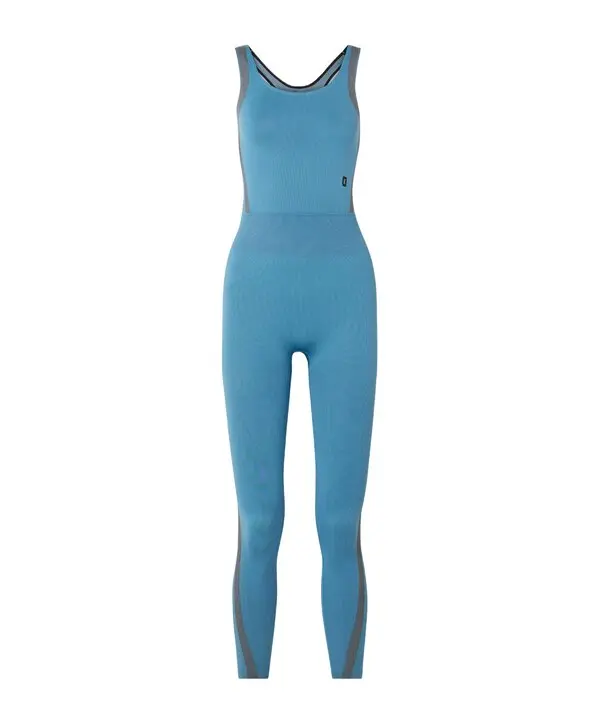 On Studio Open-back Ribbed Recycled Stretch Bodysuit