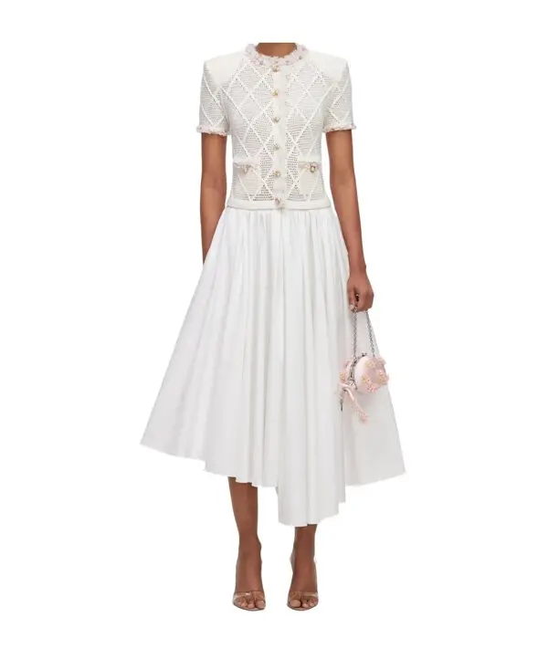 SELF-PORTRAIT Short-sleeved Dress