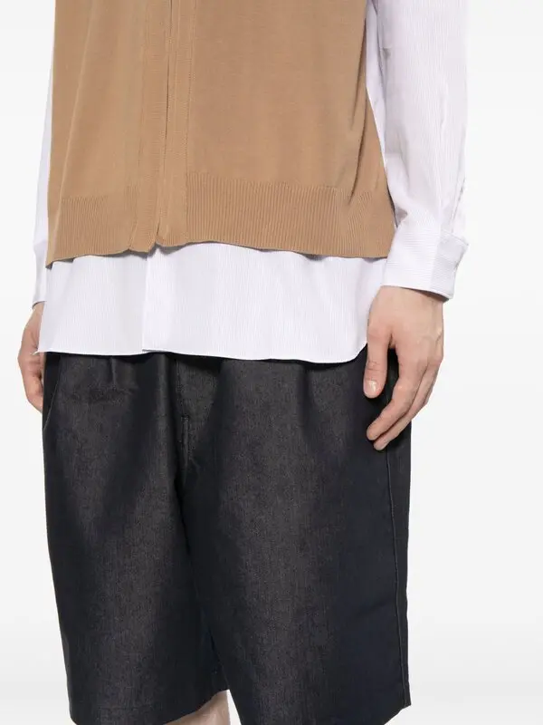 Comme Des Garçons Wide-leg Pleated Shorts
