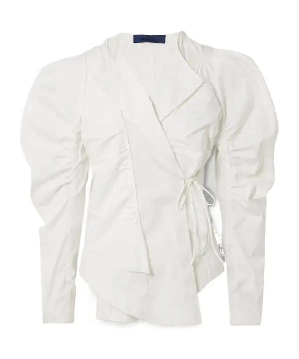 Sharon Wauchob Cotton Pleated Top