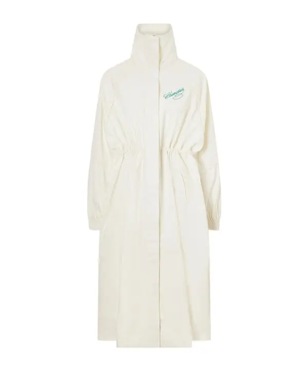 WILLY CHAVARRIA Long Embroidered Cotton Coat