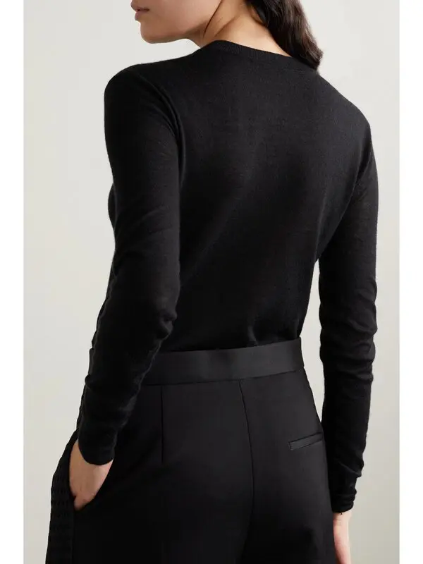 JOSEPH Long-sleeve Wool Knit Sweater
