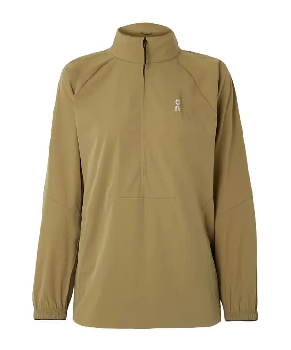 On All-day Stretch Recycled-shell Half-zip Sweater