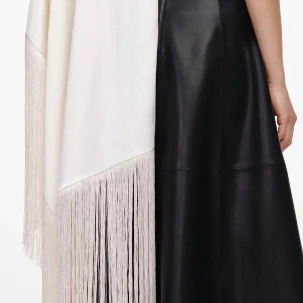 SELF-PORTRAIT Tasseled Scarf-style Top
