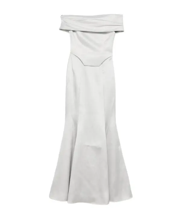 Solace Off-the-shoulder Draped Tube Dress - No