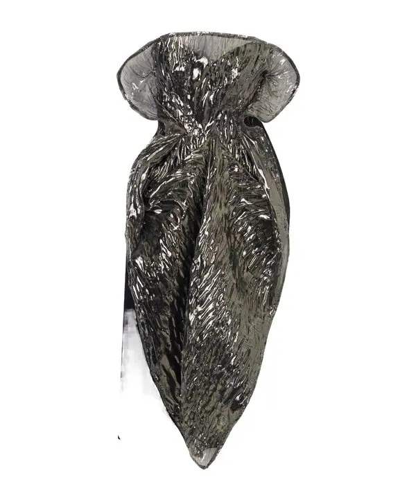 Maticevski Lamé And Crepe Gown