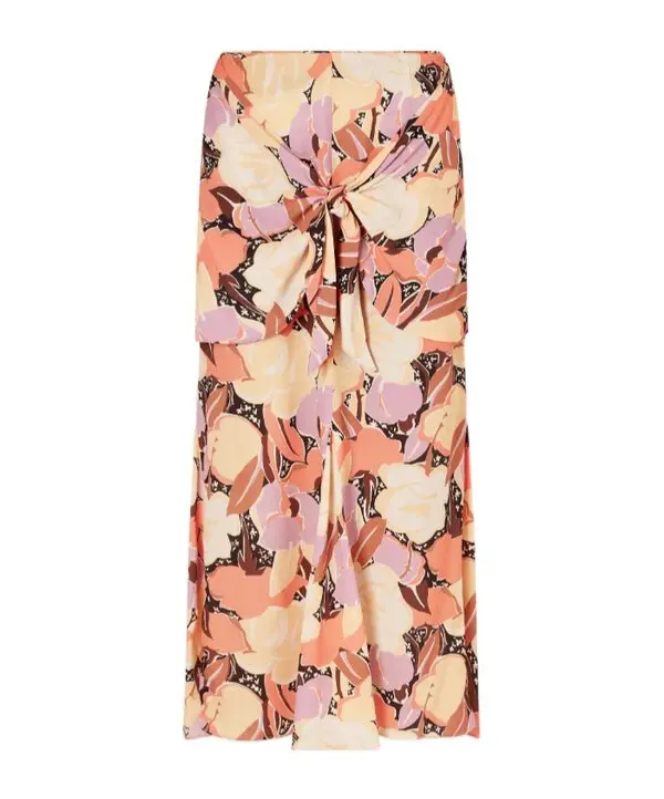 Anna Sui Desert Bloom Floral Skirt