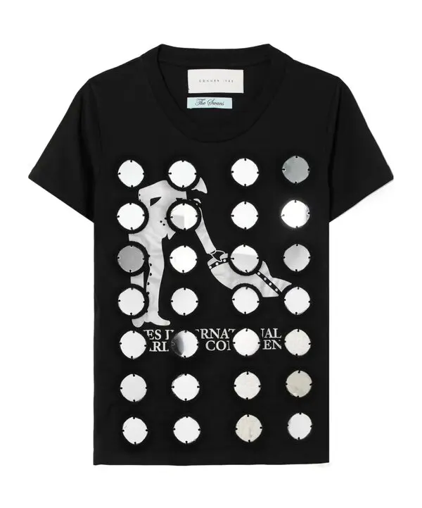 CONNER IVES Spliced Satin T-shirt