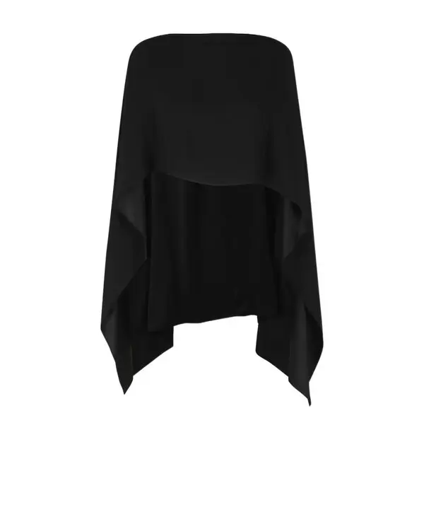 Alberta Ferretti Round Neck Shawl