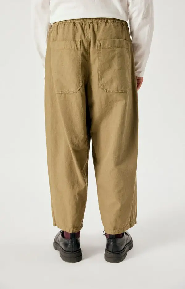 American Vintage Harem-style Casual Trousers With Elastic Waistband