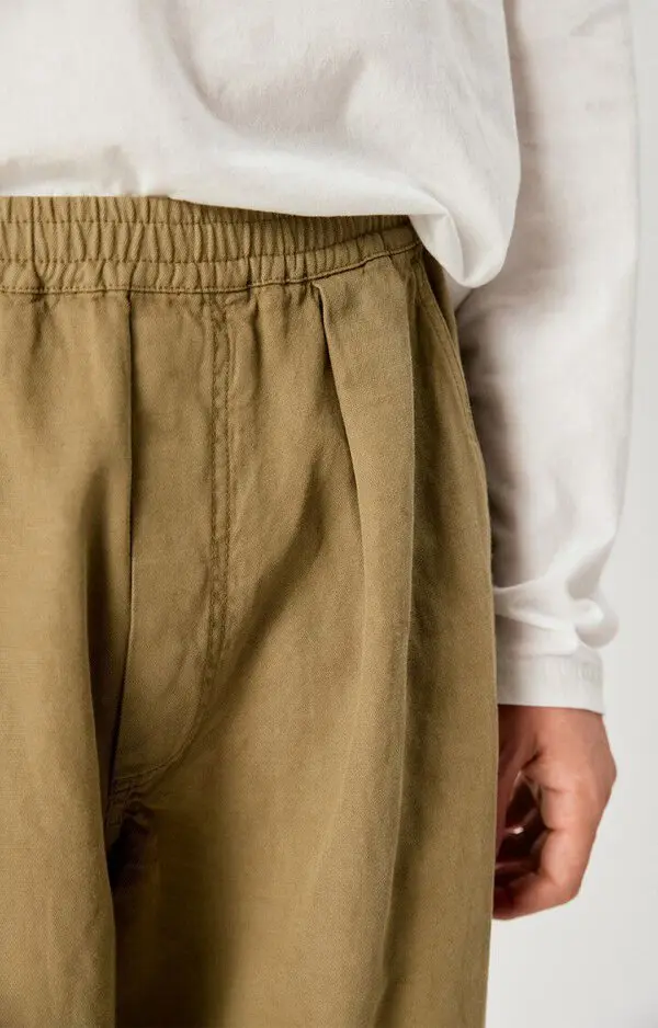 American Vintage Harem-style Casual Trousers With Elastic Waistband
