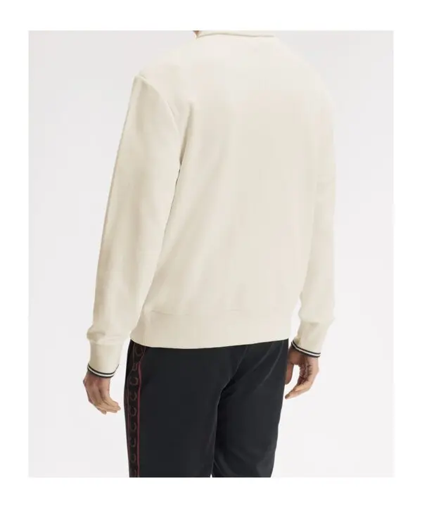 Fred Perry Half Zip Collared Sweatshirt