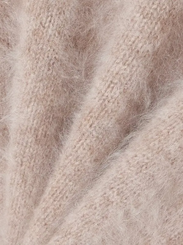 JAMES PERSE Brushed-cashmere Relaxed-fit Sweater