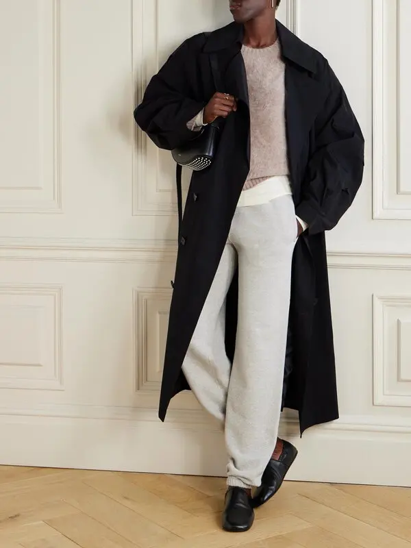 JAMES PERSE Brushed-cashmere Relaxed-fit Sweater