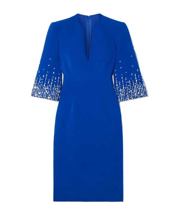 Jenny Packham Slim-fit Comfortable Cocktail Dress - Blue