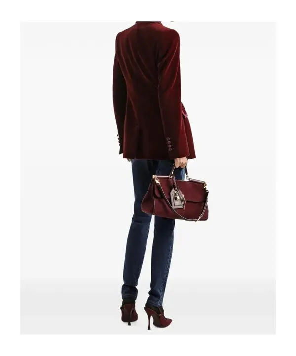 Dolce & Gabbana Single-breasted Velvet Blazer