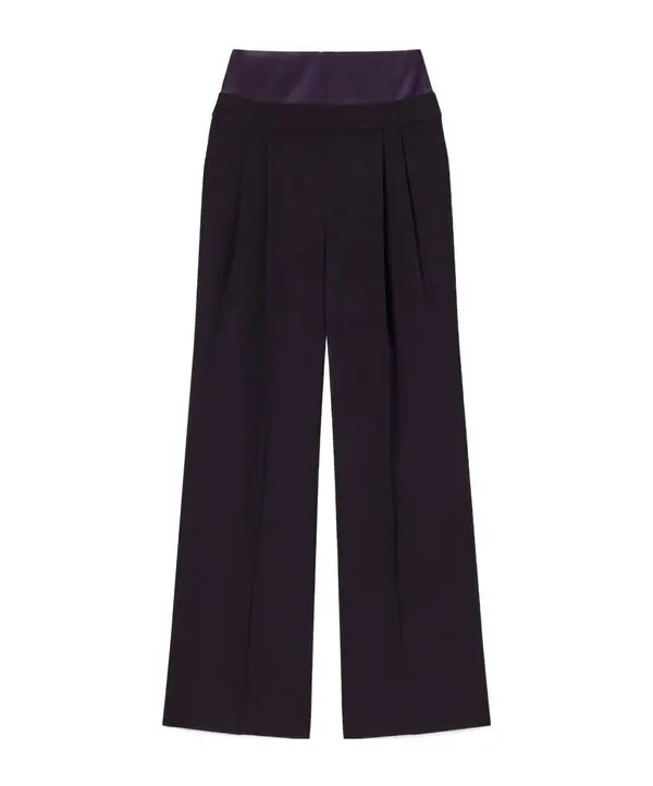 Galvan Strata Crepe Straight-leg Trousers