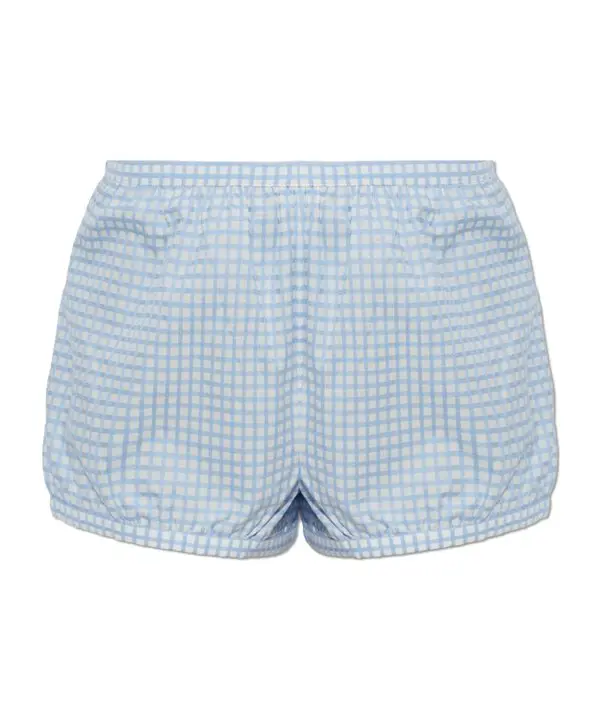Posse Wide-leg Shorts - Blue