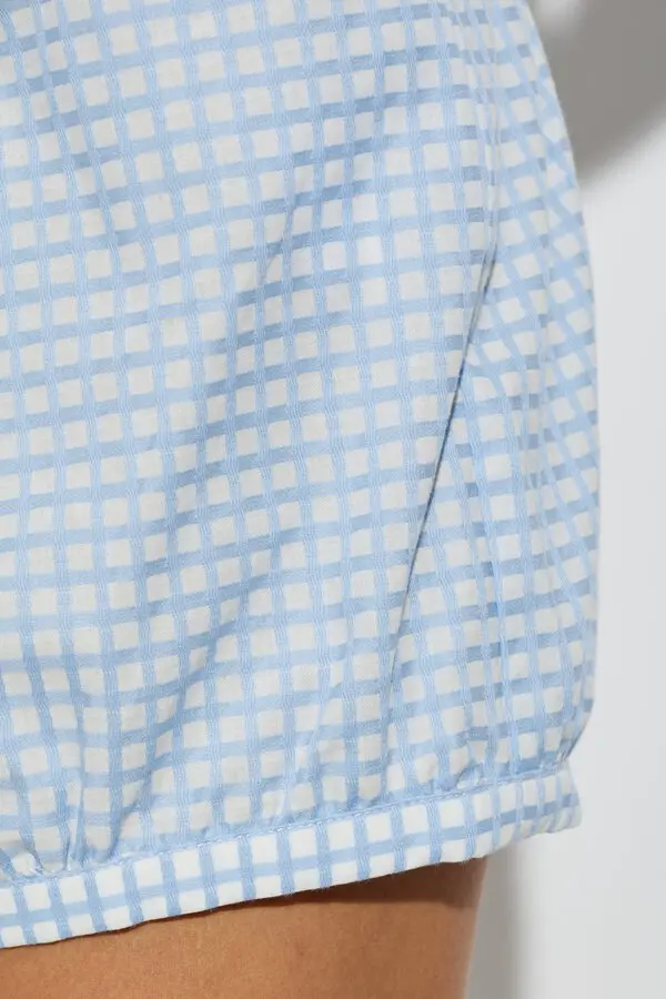 Posse Wide-leg Shorts - Blue