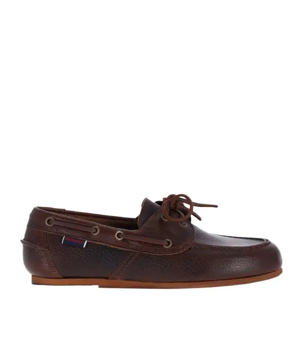 SEBAGO Moccasin Flats With Lace-up Detailing - Brown