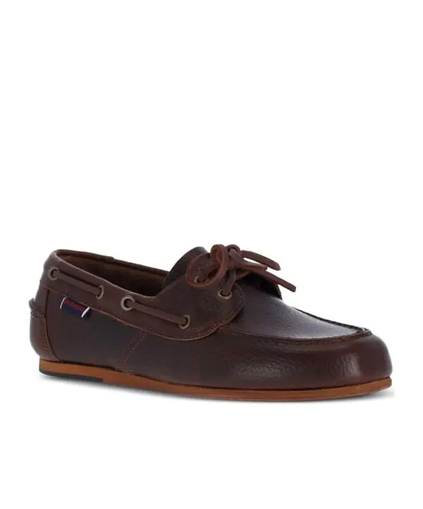 SEBAGO Moccasin Flats With Lace-up Detailing - Brown