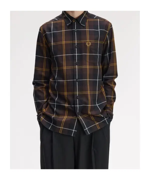 Fred Perry Twill Tartan Shirt