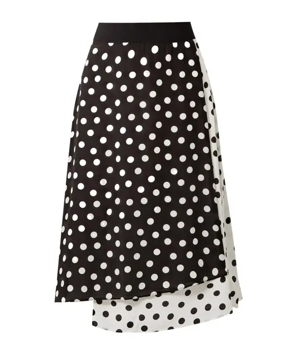 ALICEOLIVIA Alice+olivia Polka Dot Midi Skirt