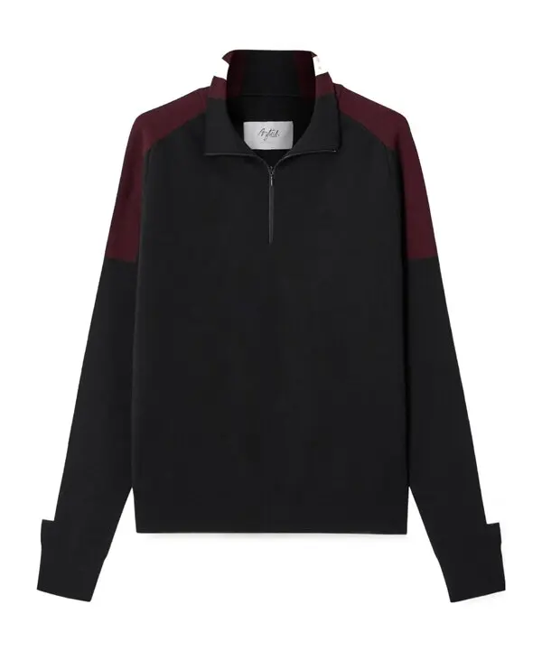 Aztech Mountain Caroline Color-block Wool-blend Sweater