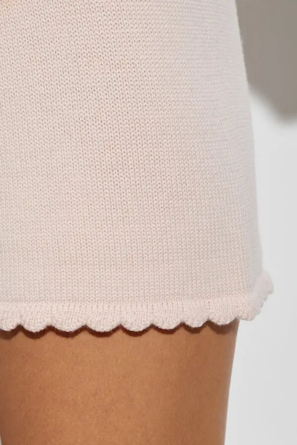 Posse Wide-leg Shorts With Elastic Waist - Soft Pink