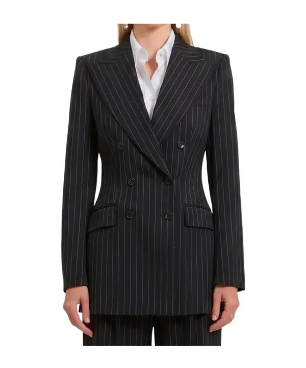 Dolce & Gabbana Double-breasted Striped Blazer