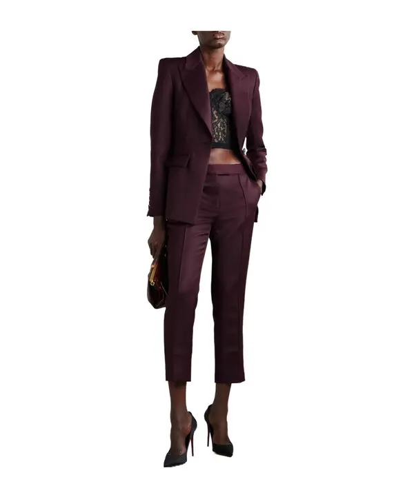 Alex Perry Slim-fit Cropped Ankle Pants