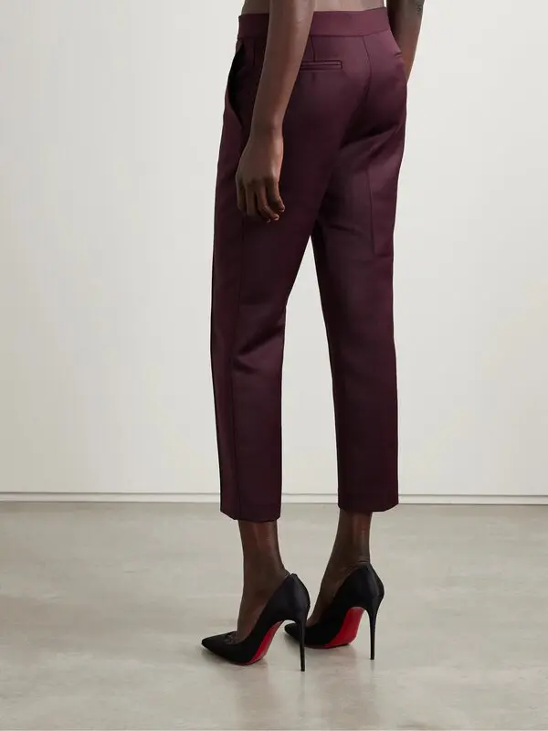 Alex Perry Slim-fit Cropped Ankle Pants
