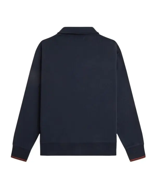 Fred Perry Half Zip Collared Sweatshirt