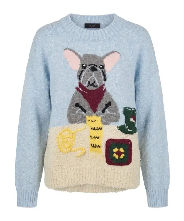 Alanui Crew Neck Knit Top
