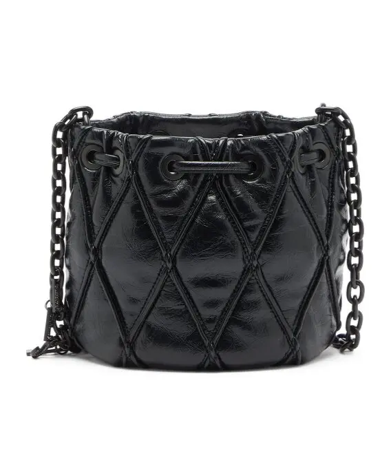 DIESEL® Charm-d Diamond-quilted Bucket Bag