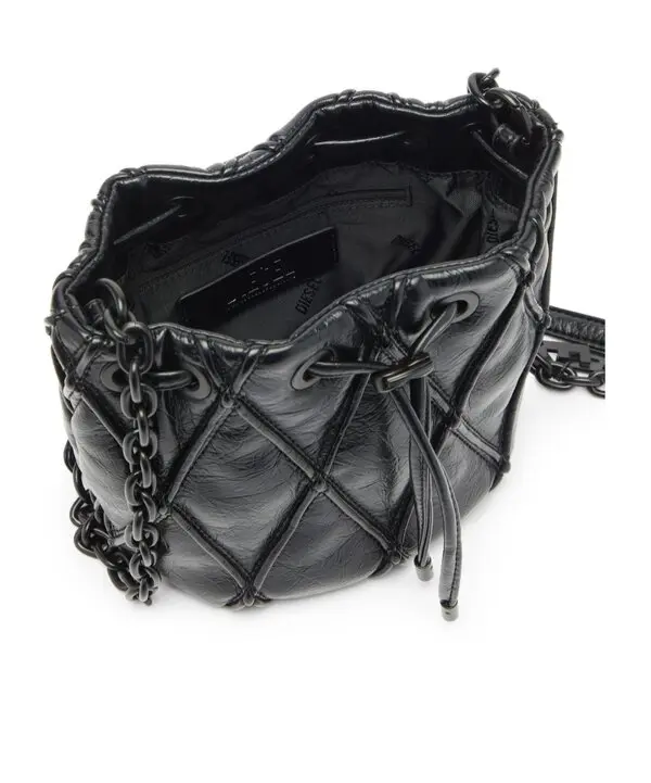 DIESEL® Charm-d Diamond-quilted Bucket Bag