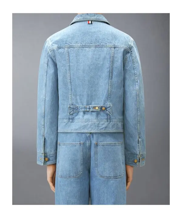 Thom Browne Selvedge Backstrap Denim Jacket