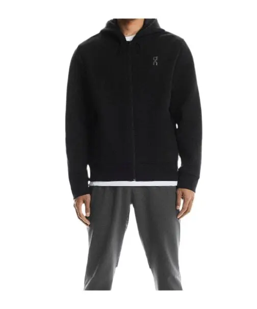 On Zipped Hooded Sweatshirt