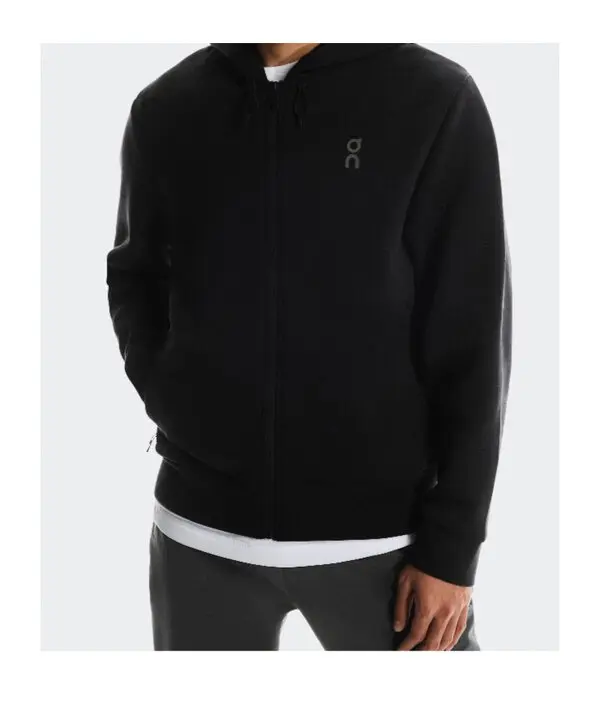 On Zipped Hooded Sweatshirt