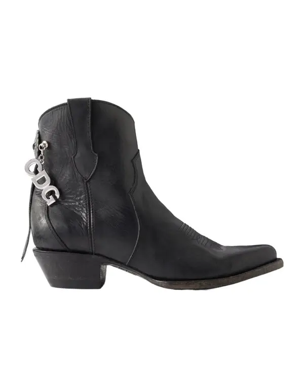 Comme Des Garçons Leather Ankle Boots