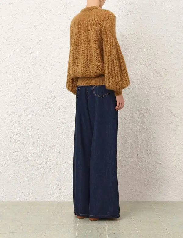 Zimmermann Valiant Mohair Billow Sweater