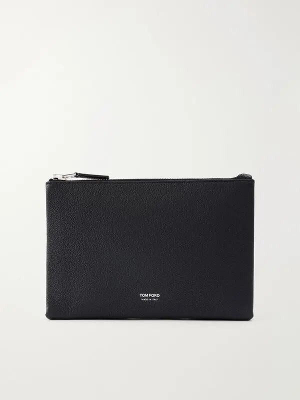 TOM FORD Leather Pouch - Black