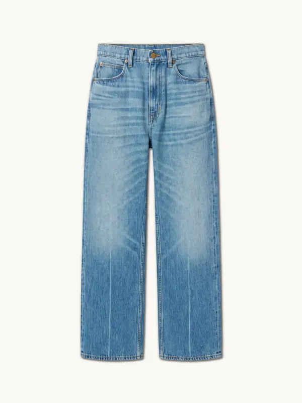 JAMIE HALLER The Crop Loose Jean - Deep Blue