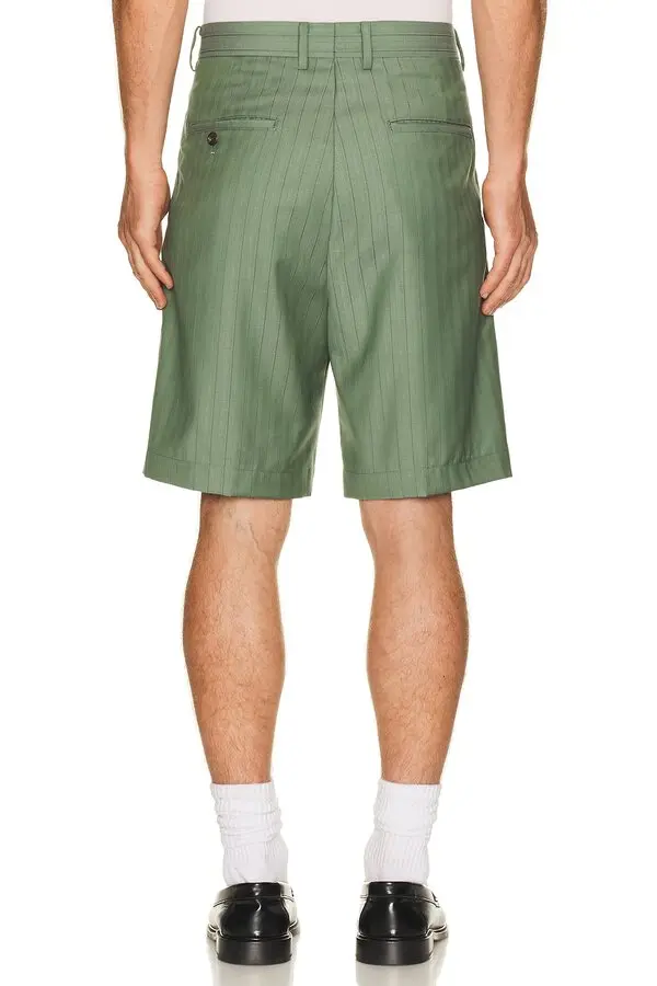 WACKO MARIA Double Pleated Shorts Type 3 - L Green
