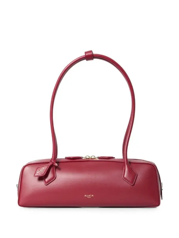 Alaïa Le Teckel Medium Leather Handbag - Red